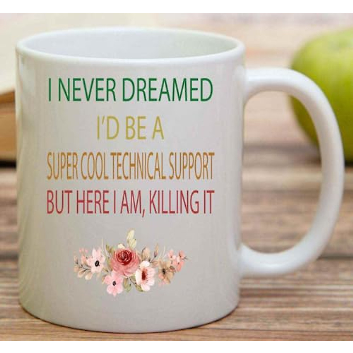 Tech Savvy Friends Gift - Killing It - Grey Multicolor Unisex Sweat - for a Technical Support 11 Oz White Ceramic Coffee Mug