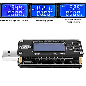 PEMENOL DC-DC CNC USB Step Up/Down Power Supply Regulator Module 3.5V-12V to 1.0V-24V 2-3W, Adjustable Boost Buck Voltage Converter Digital Display Voltmeter Ammeter Battery Capacity Tester