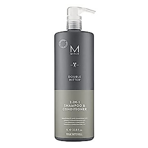 Paul Mitchell MITCH Double Hitter 2-in-1 Shampoo & Conditioner for Men, For All Hair Types, 33.8 fluid ounces