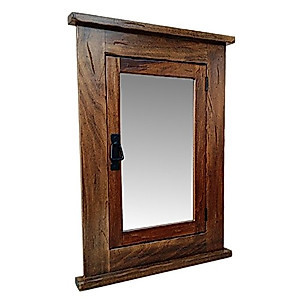 Primitive Mission Recessed Medicine Cabinet/Rustic/Solid Wood & Handmade