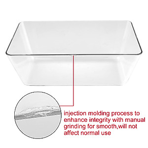 SLixuhay Ceramic Butter Dish, Butter Dish with Transparent Lid, Butter Keeper, Butter Container for Kitchen Refrigerators (White)