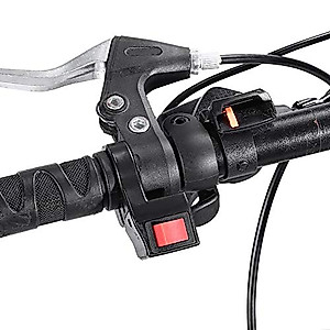 Electric Bike Rocker Switch, PVC Universal Motorcycle Handlebar On/Off Switch for E-Bike, Motorcycle, Scooters