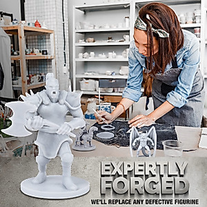 Path Gaming 20 Unique Fantasy Tabletop Miniatures for Dungeons and Dragons Miniatures. 28MM Scaled 20 Unique Designs, Bulk Unpainted Miniatures, Great for D&D Miniatures