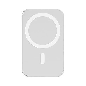 Magnetic Portable Charger Compatible with iPhone Lighting Cable to Charge, no Extra Cable Needed MagSafe Battery Pack, 5000mAh Magnetic Charging Power Bank, Fast Wireless Charge