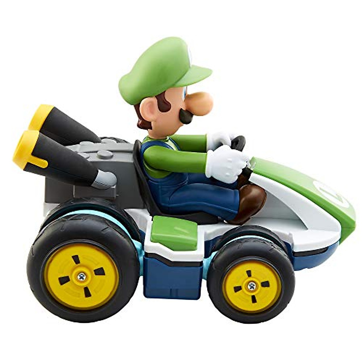 Super Mario 08988-PLY Nintendo Mario Kart 8 Luigi Mini Anti-Gravity Rc Racer 2.4Ghz, with Full Function Steering Create 360 Spins, Whiles & Drift Up To 100" Range - For Kids Ages 4 Plus