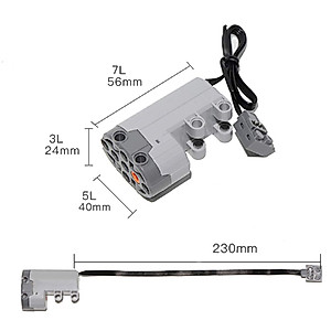 Servo Motor Compatible for Lego 88004 Steering Motor Function Power Function Accessories