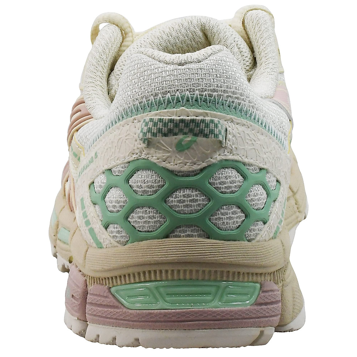 ASICS Women's Gel-Kahana 8 Running Shoe, Cream/Ginger Peach, 9 B