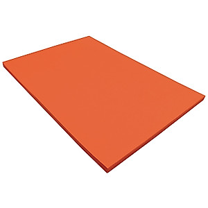 Pacon 103002 Tru-Ray Construction Paper, 76 lbs., 9 x 12, Orange, 50 Sheets/Pack
