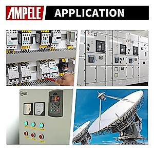 AMPELE Cable Gland 20 Pack 3-25mm Waterproof Adjustable 1/4'', 3/8'', 1/2'', 3/4'', 1'' NPT Cable Gland Joints with Gaskets (Each 4 Pack, 20 Pack)