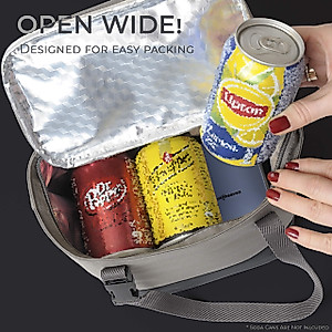 Bentoheaven Premium Bento Lunch Box with Insulated Lunch Bag - Includes Sauce Cup, Divider, Cutlery & Chopsticks - Made of Oxford Fabric