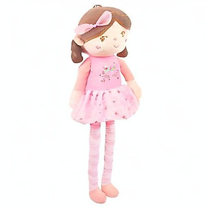 Linzy Toys, Olivia Rag Doll, Soft Plush Doll, Pink, 20 inches (89150-2)