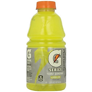 Gatorade Sport Drink, Lemon Lime, 32-Ounce Bottles (Pack of 12)