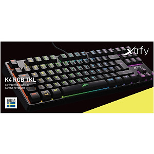 K4 RGB Tenkeyless, Mechanical gaming keyboard with RGB, US