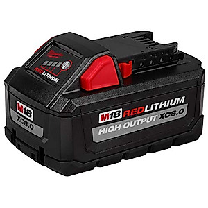 Milwaukee 48-11-1880 M18 REDLITHIUM HIGH OUTPUT 18v 8.0 Ah Lithium-Ion Battery Pack