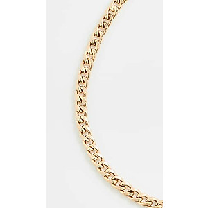 Zoe Chicco Women's 14k Gold Small Hollow Curb Chain Necklace, Yellow Gold, One Size