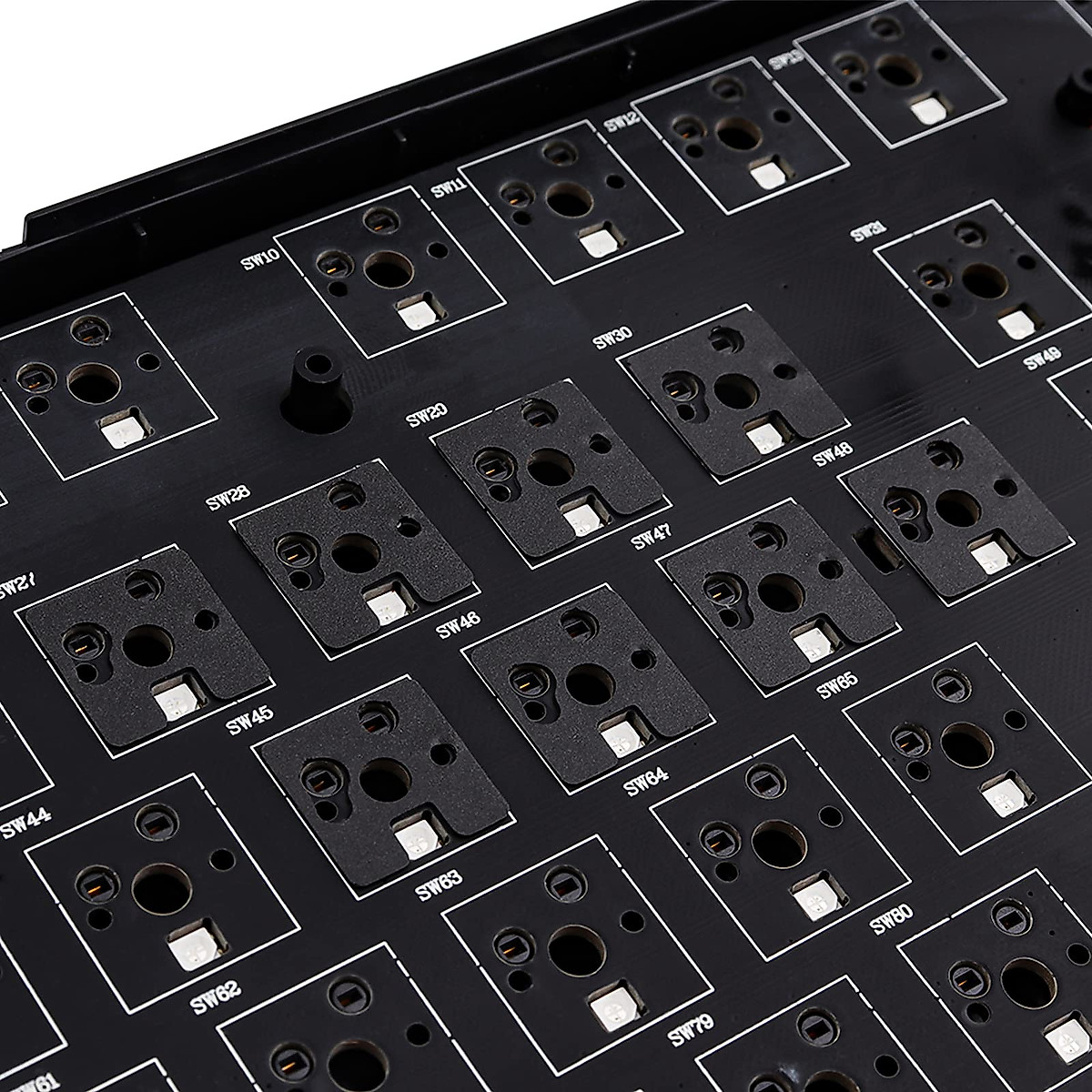 Terukir Wunzkii Mechanical Keyboard Switch Pads 120 Pcs Hot-Swappable Keyboard Switches Muffler Pad Anti-Static Eva Material for Mechanical Keyboard