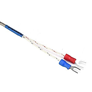 K Type Thermocouple, 0-400 High Temperature Sensor Wire Cable M8 Thread 150mm Probe 1 M 2 M 3 M 4 M 5 M (3M)