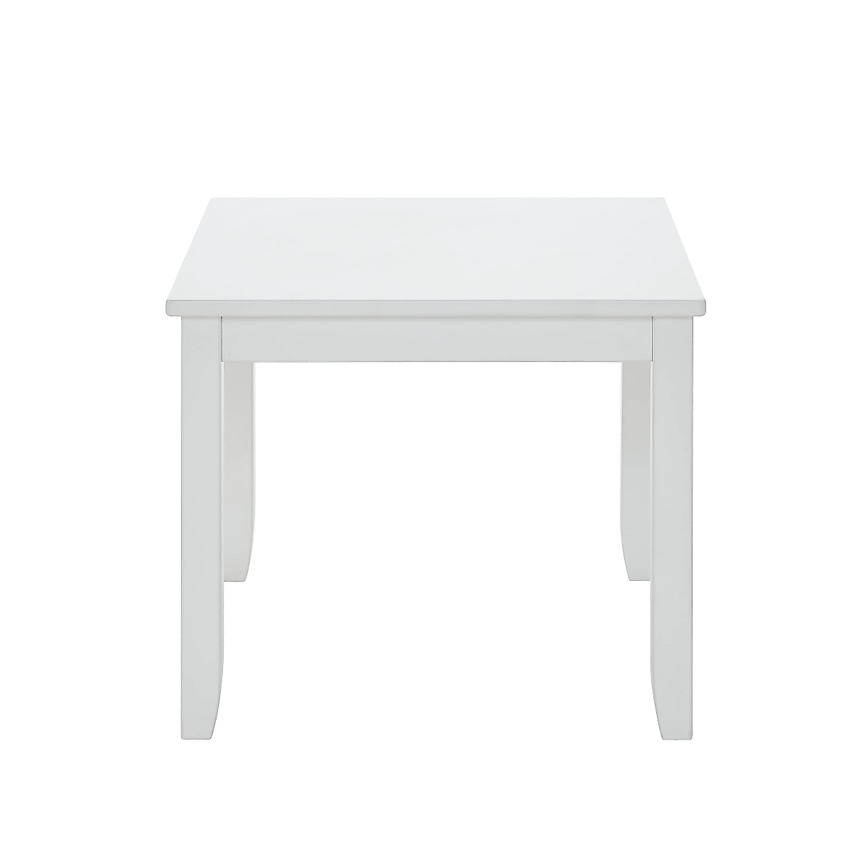 MUSEHOMEINC Kids Table for Toddlers, Children Wooden Table for Playing or Activity, Activity Table for Children/Kids Wooden Table/Preschool Furniture/Gift for Boys Girls. (1, White, Table)