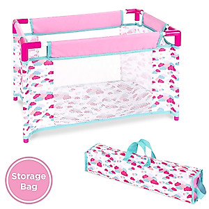 Best Choice Products Kids 15-Piece 13.5in Newborn Baby Doll Nursery Role Play Playset w/Stroller, Travel Cot, Play Mat, Travel Bag, Carrier, Seat, Accessories