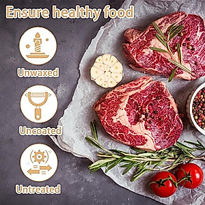 500 Pcs Butcher Paper Uncoated Butcher Paper for Sublimation Heat Press Precut Disposable Butcher Paper 12 x 12 Inch White Kraft Sublimation Protective Paper for Wrapping Meat Heat Press