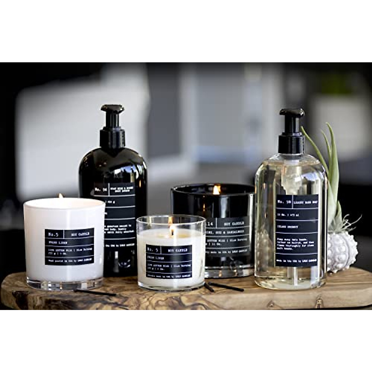 Lulu Candles | Fresh Linen | Luxury Scented Soy Jar Candle | Hand Poured in The USA | Highly Scented & Long Lasting- 6 Oz.