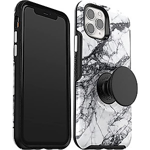 OtterBox + Pop Symmetry Series Case for iPhone 11 PRO MAX (NOT 11/11 PRO) Non-Retail Packaging - White Marble