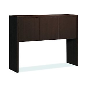 HON Stack-On Hutch 48"W Desk, Mocha
