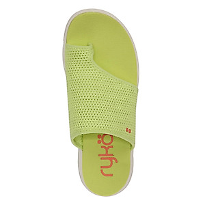 Ryka Women's Margo Slide Thong Sandal Daquiri Green 9 M