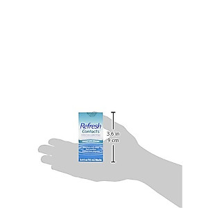Refresh Contacts, Eye Drops, Contact Lens Comfort,Blue 0.4 Fl Oz Sterile