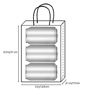 AZOWA Gift Bags Small Kraft Paper Bags with Handles (5 x 3.1 x 8.2 in, Royal Blue, 12 Pcs)