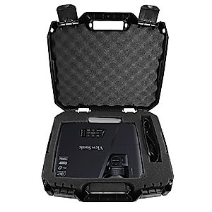 Casematix Customizable Projector Case Compatible with ViewSonic Projectors Pa503s , Pa503w , Pa503x , Pjd7828hdl and Accessories