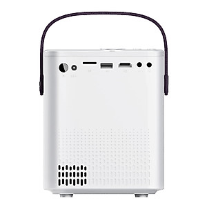 Mini Projector, OUSSION Portable Projector, Outdoor Movie Projector, LED Video Movie Projector with HDMI USB TV AV Interfaces and Remote Control