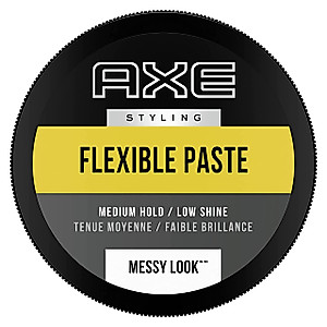 AXE Styling Flexible Hair Paste Urban Messy Look 2 Count for An Instant Texture Boost Hair Styling Made Easy 2.64 oz