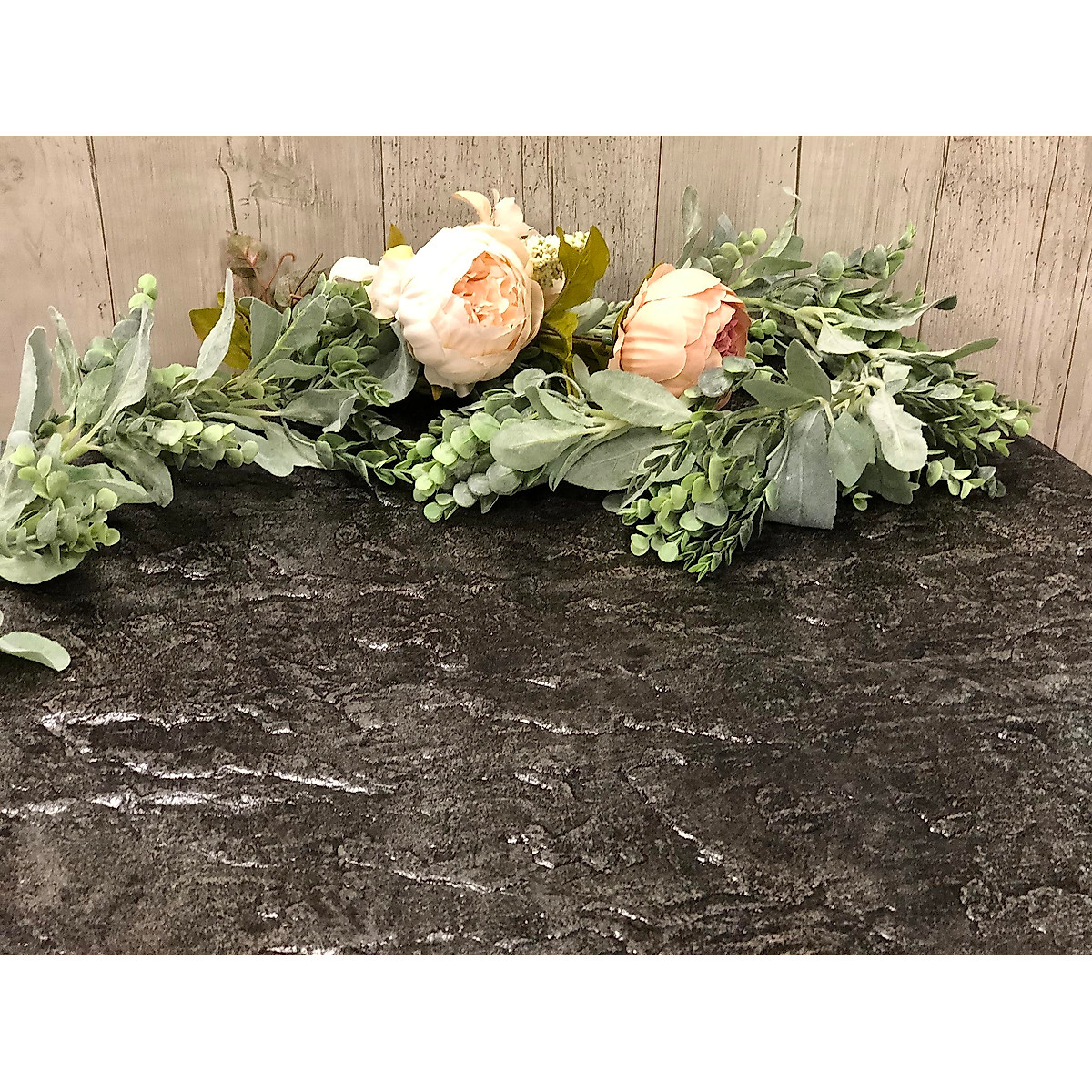 Concrete Cement Lazy Susan Unique, Hand Crafted, Gray, Turntable, 360 Degree Swivel, Made in The USA, Home Decor by Concrete Resurrection (Black 15" Diameter)