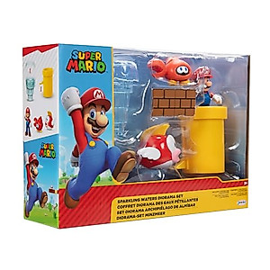 Redcolorful Nintendo 2.5" Sparkling Waters Diorama Set