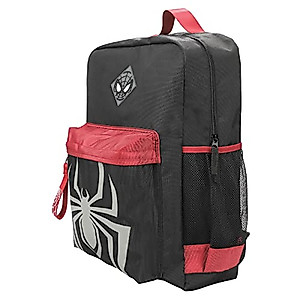 Marvel Miles Morales Game Logo And Mask Women's Black Laptop Backpack
