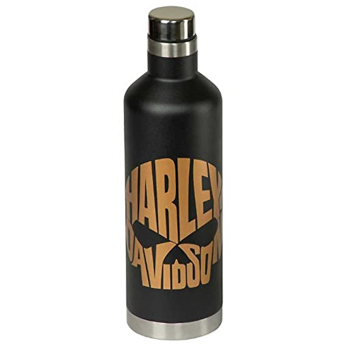 Harley-Davidson Copper Skull Travel Mug & Water Bottle Set - Stainless Steel
