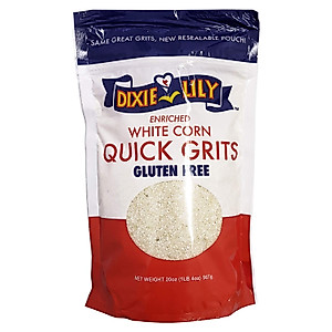 Dixie Lily White Corn Grits 20 oz Pack of 3