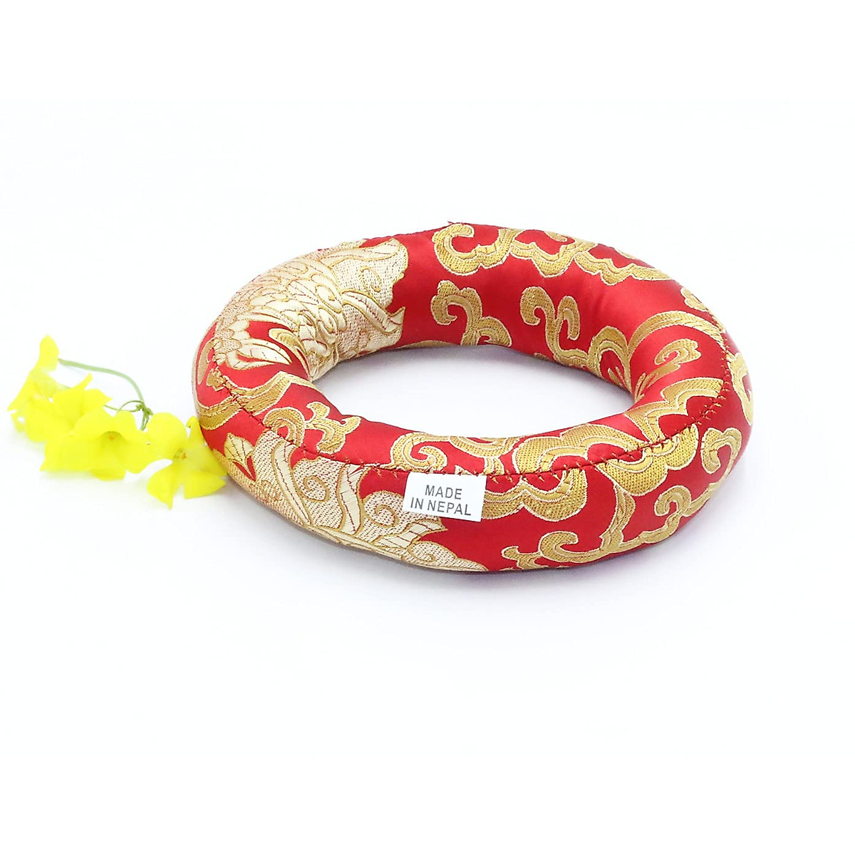 SANSKAR NEPAL Tibetan Singing Bowl Hand Hammered - 5.5 Inch - For Mediation, Yoga, Sound Therapy, Spiritual Healing, Prayer, Mind and Body Relaxation (5.5")