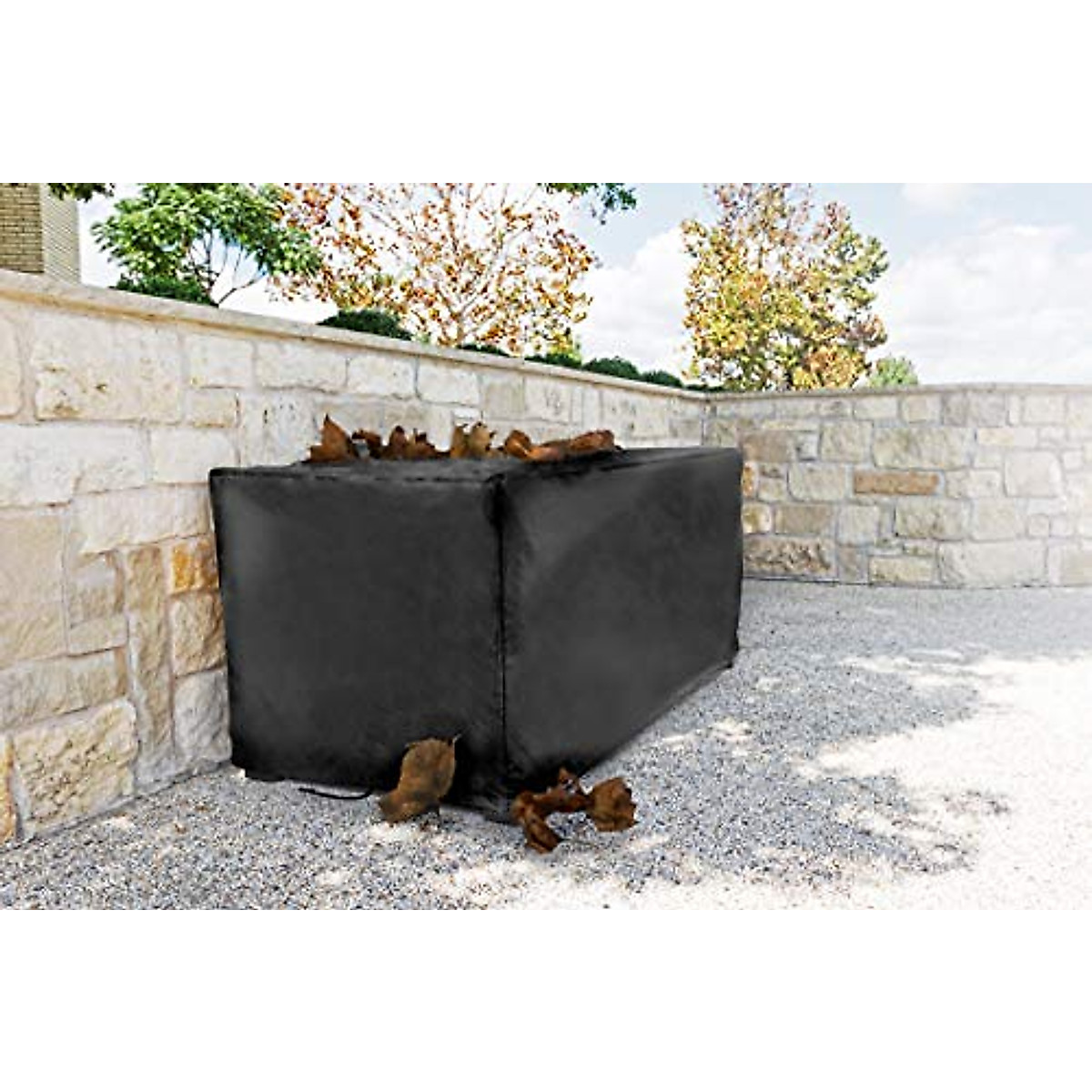Sturdy Covers Deck Box Defender Cover - All-Season Outdoor Deck Box Cover (Black, Medium)