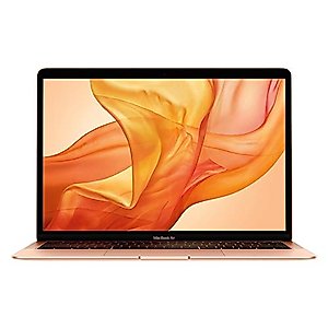 Apple 2018 13.3in MacBook Air, Mac OS, Intel Core i5, 1.6 GHz, Intel UHD Graphics 617, 128 GB, Gold (Renewed)