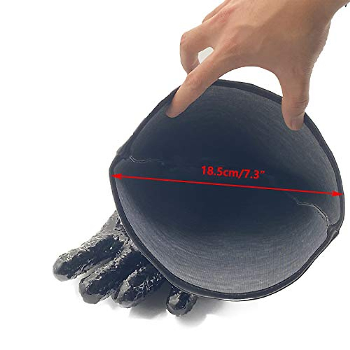 HOLDWIN Rubber Sandblaster Gloves for Abrasive Blasting be Used on Sandblast Cabinet Sand Blasting Gloves With Particle