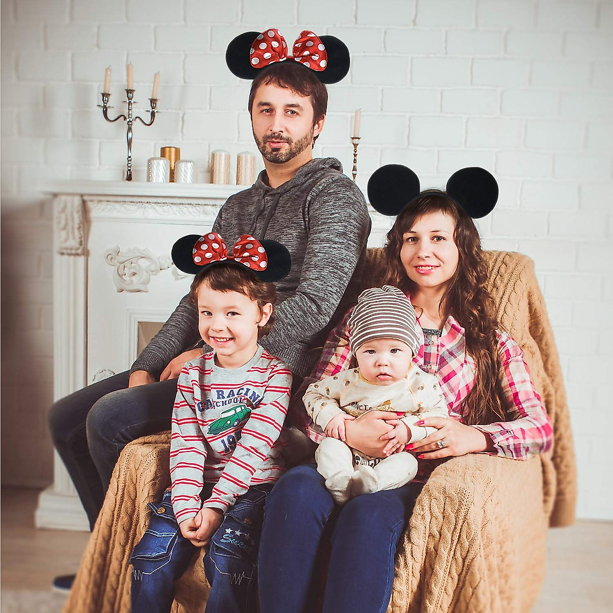 THNHA Ears Headband-Party Supplies - Mickey Mouse headband birthday party Mouse