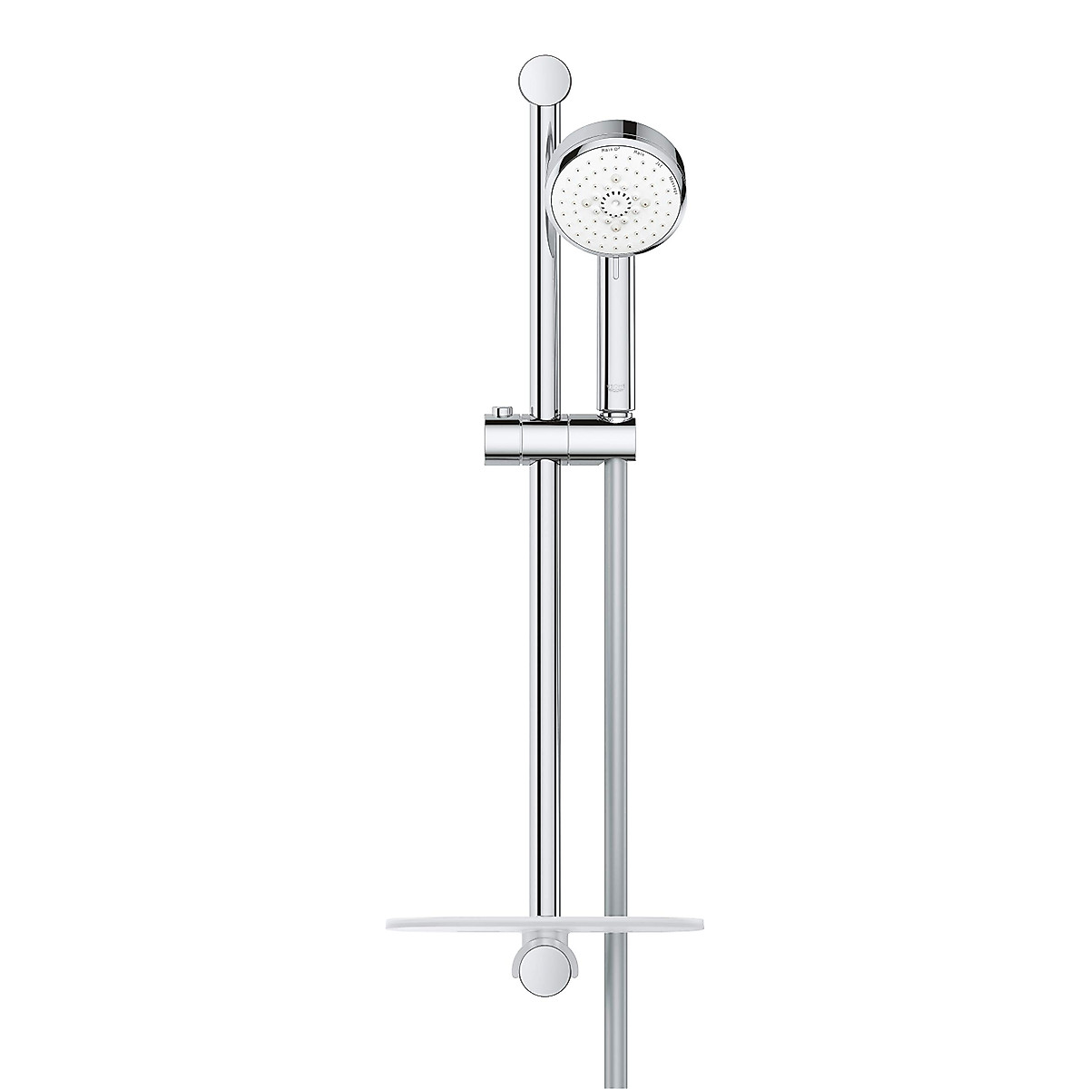 Grohe 27577002 Tempesta Cosmopolitan 100 4 Spray Shower Rail Set, Starlight Chrome, 24 Inch