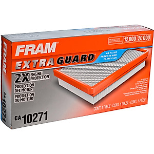 FRAM Extra Guard CA10271 Replacement Engine Air Filter for Select Hyundai Entourage and Kia Sedona Models, Provides Up to 12 Months or 12,000 Miles Filter Protection