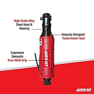 AIRCAT Pneumatic Tools 804: 1/4-Inch Ratchet 280 RPM, 30 ft-lbs Maximum Torque