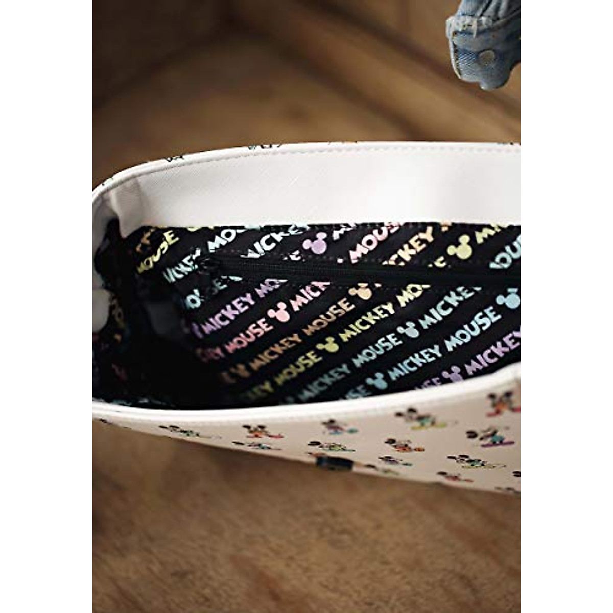 Loungefly Disney Mickey Mouse Pastel Poses Cross Body Bag