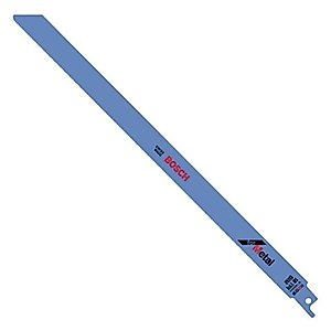 BOSCH RM1218 5-Piece 12 In. 18 TPI Metal Reciprocating Saw Blade , Blue