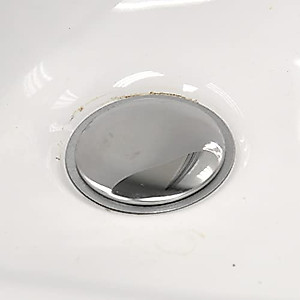 Danco (88952) Sink Hole Cover 2-inch Diameter, Chrome Finish, 1-Pack