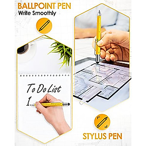 Gifts for Men Multitool Pen - Valentines Day Gifts for Him Husband Cool Tool Gadget for Husband Unique Birthday Gifts for Men Who Have Everything Pocket Multi Tool Stocking Stuffers for Men Woodworker